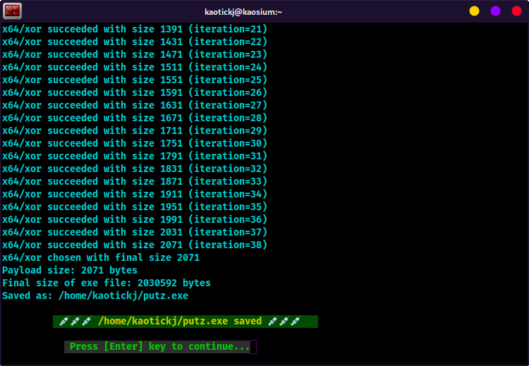 Windows Exe Payload Injection Kaotickjk Sploit Github Wiki